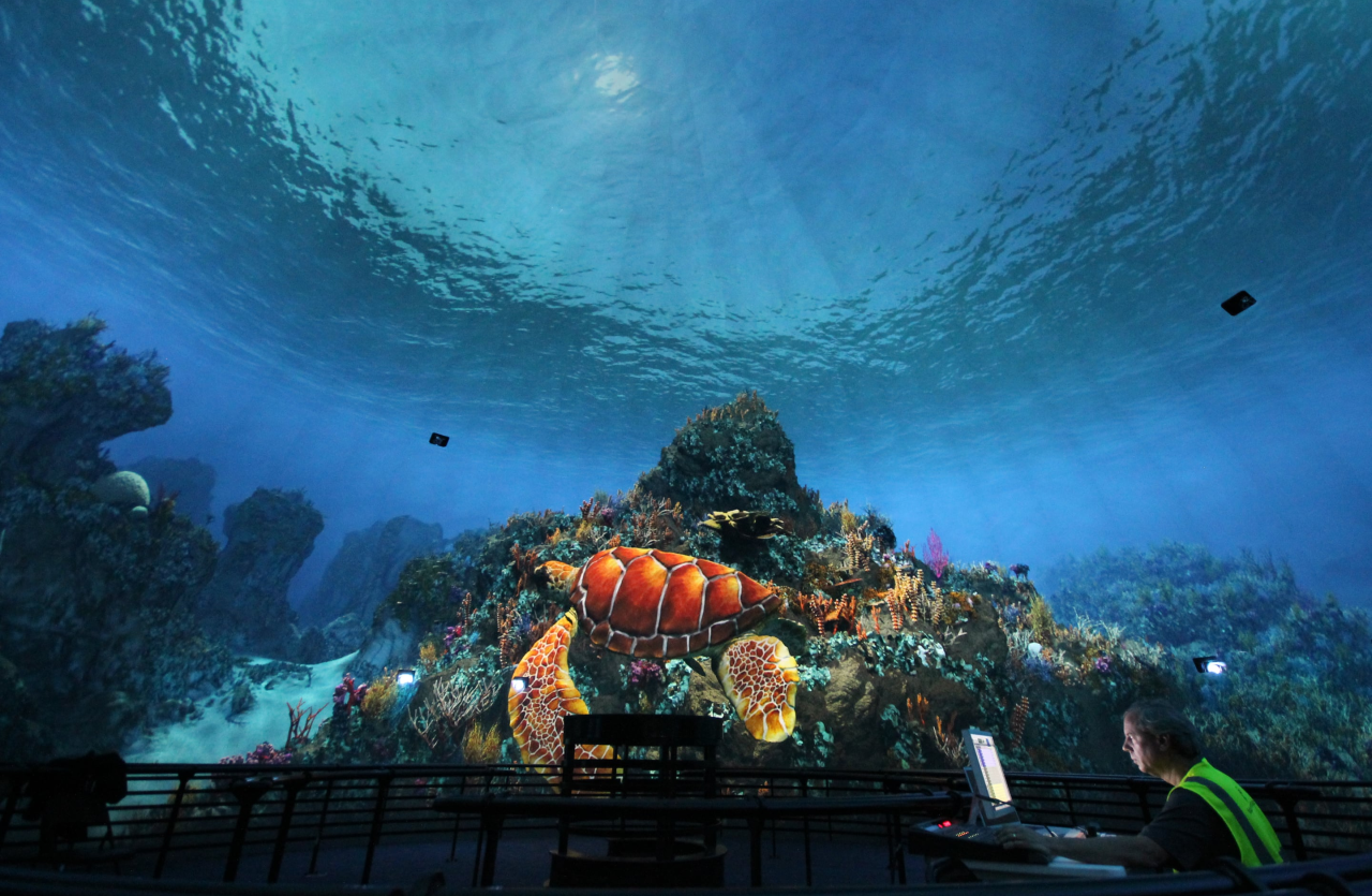 Turtle Trek - 360 Degrees 3D Dome - SeaWorld Orlando | kraftwerk.at